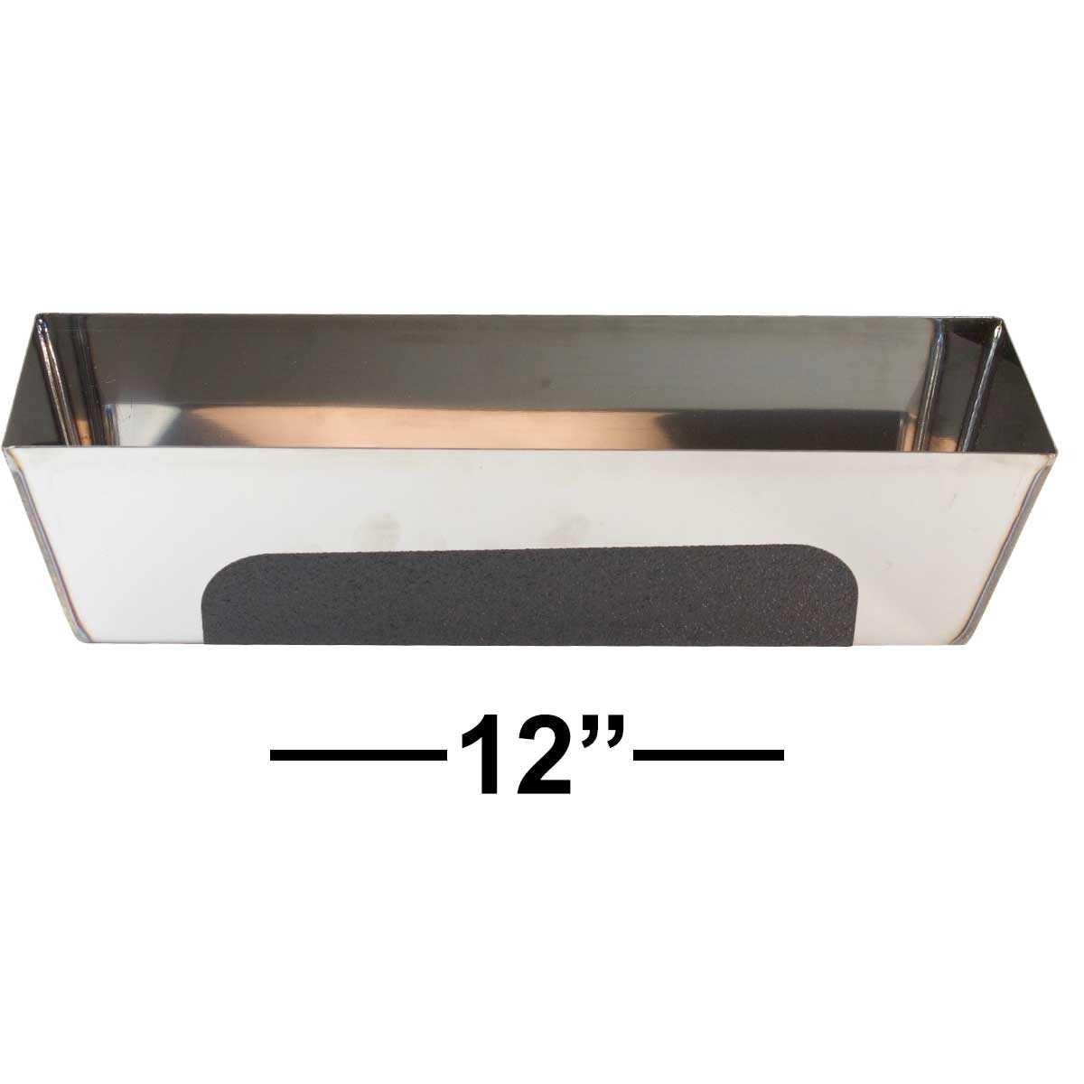 Advance 12" Heli-Arc Round Bottom Mud Pan with Grip