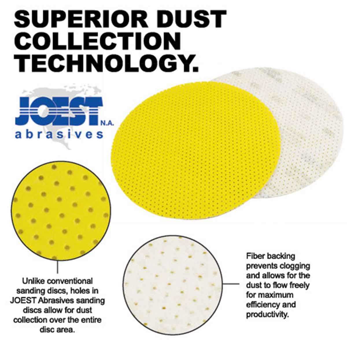Jöst Premium 9" Drywall Sanding Discs 220 Grit 15ct