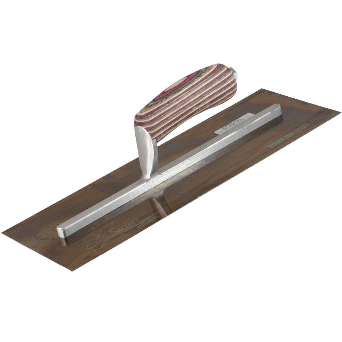 Kraft Elite Series Golden Stainless Steel Trowel with Wood Handle 14"x5 ...