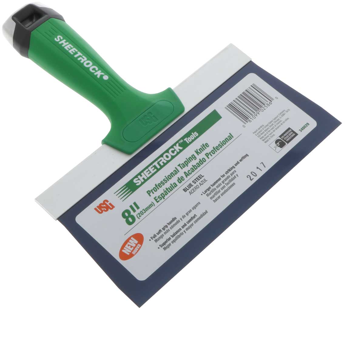 USG Sheetrock Pro-Series 8" Blue Steel Taping Knife | All-Wall.com