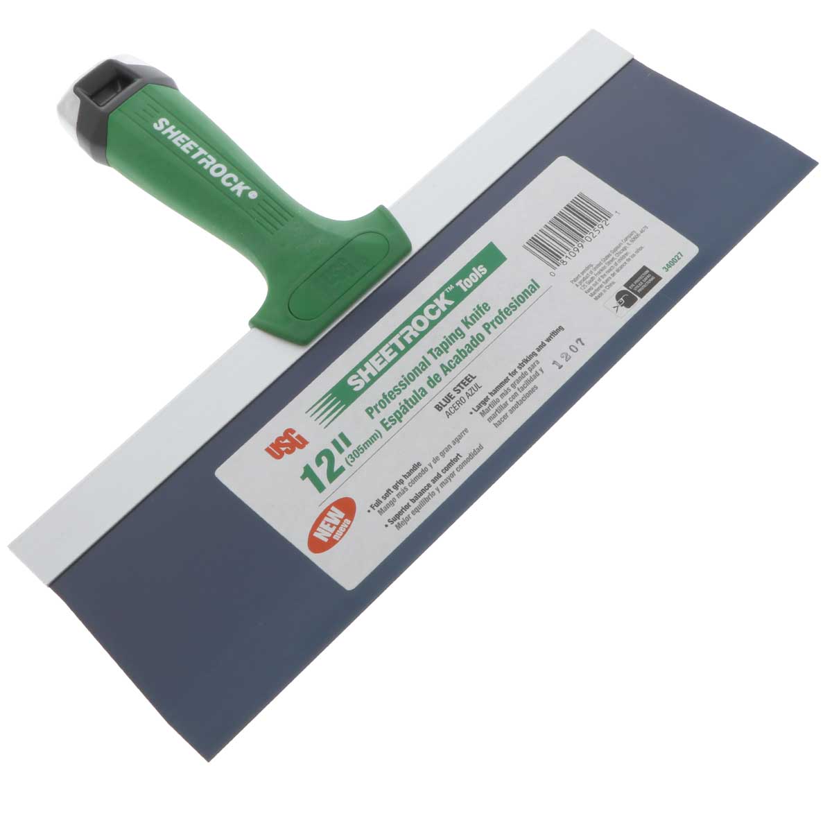 USG Sheetrock Pro-Series 12" Blue Steel Taping Knife | All-Wall.com