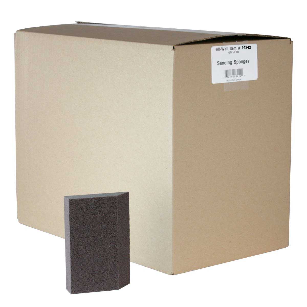 Drywall Sanding Sponge Single Angle Fine 100ct