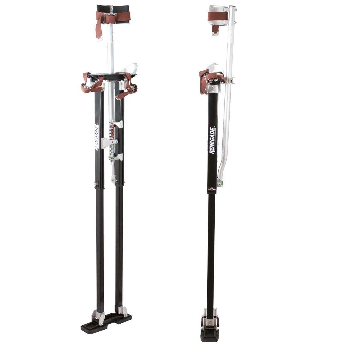 Renegade Pro Adjustable Drywall Stilts Extra-Tall 48" - 64"
