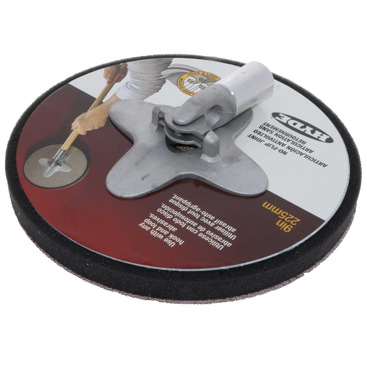 Hyde 9" Radial No-Flip Sander Head | All-Wall.com