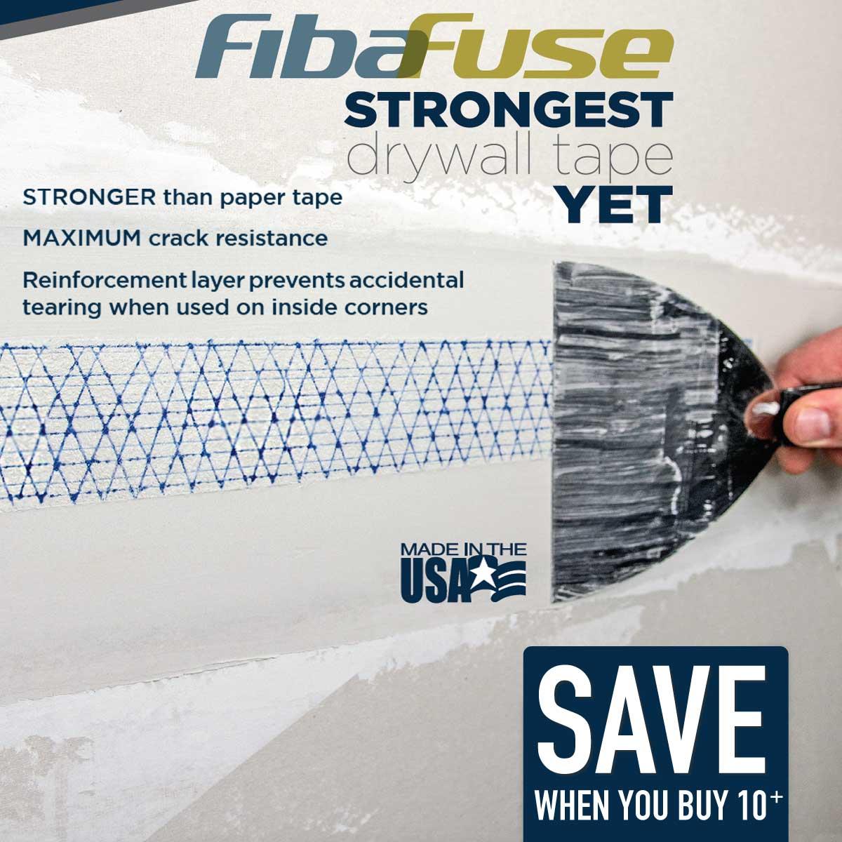 FibaFuse MAX Reinforced Drywall Tape
