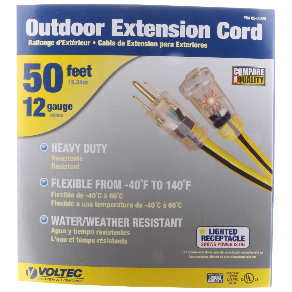 Voltec 50' Extension Cord