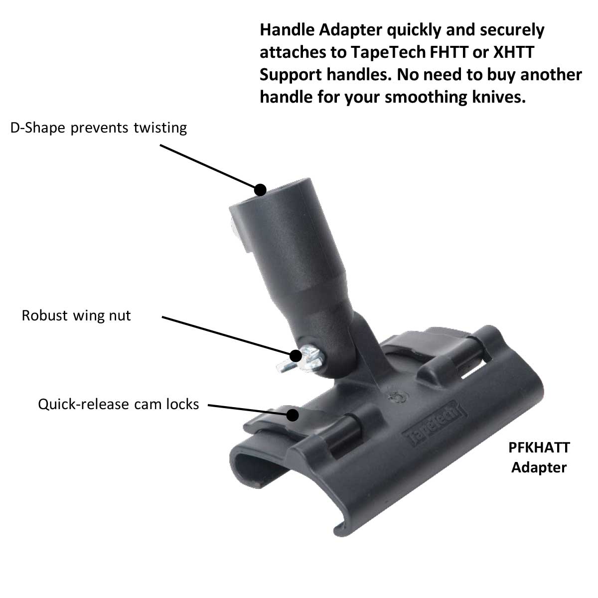 TapeTech Premium Finishing Knife Handle