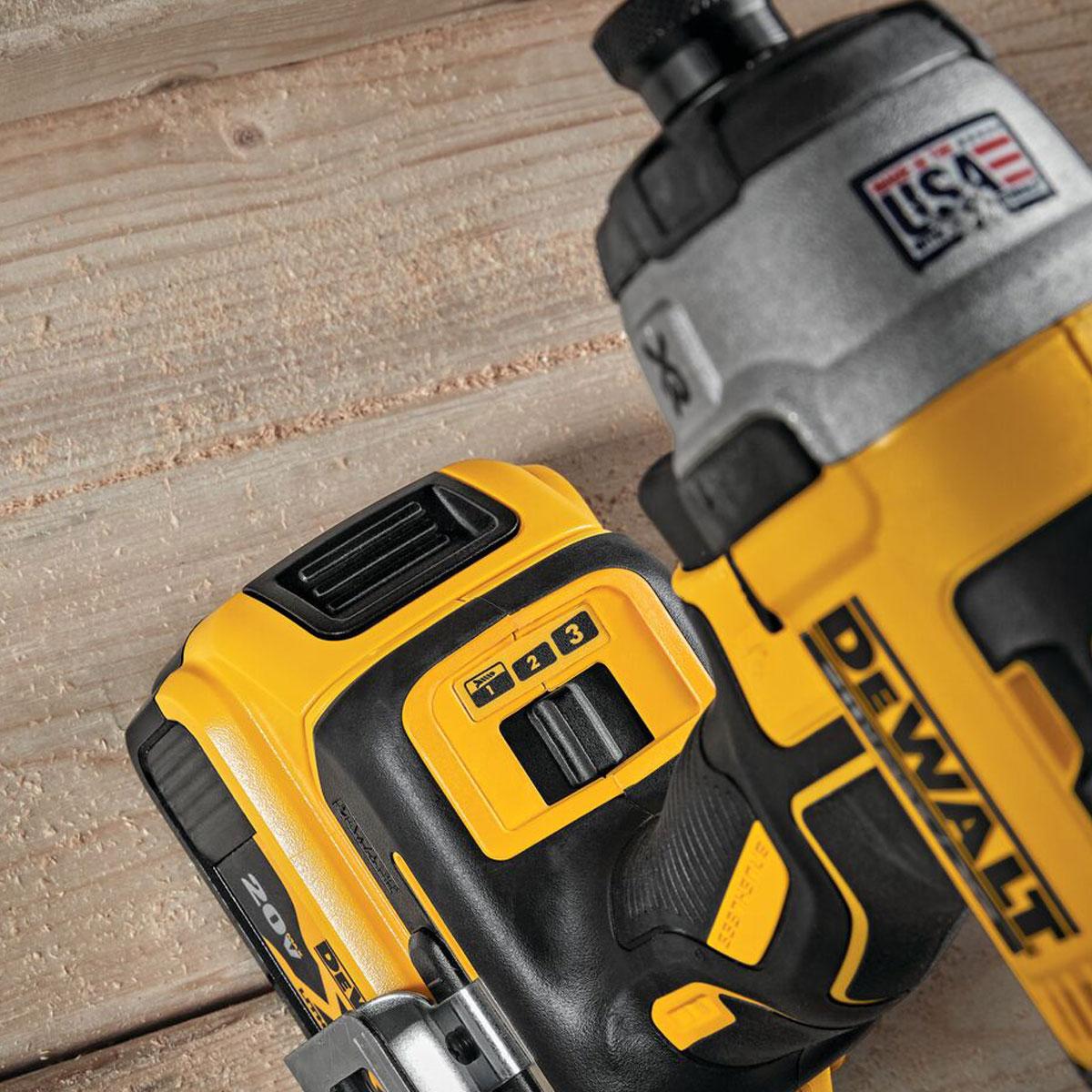 DeWalt 20V MAX XR® 1/4" 3-Speed Impact Driver DCF887B