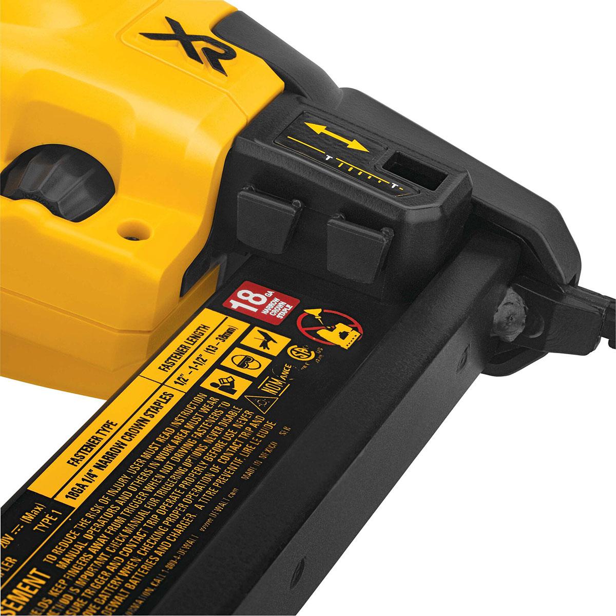 DeWalt 20V MAX XR® 18 GA Narrow Crown Stapler DCN681B