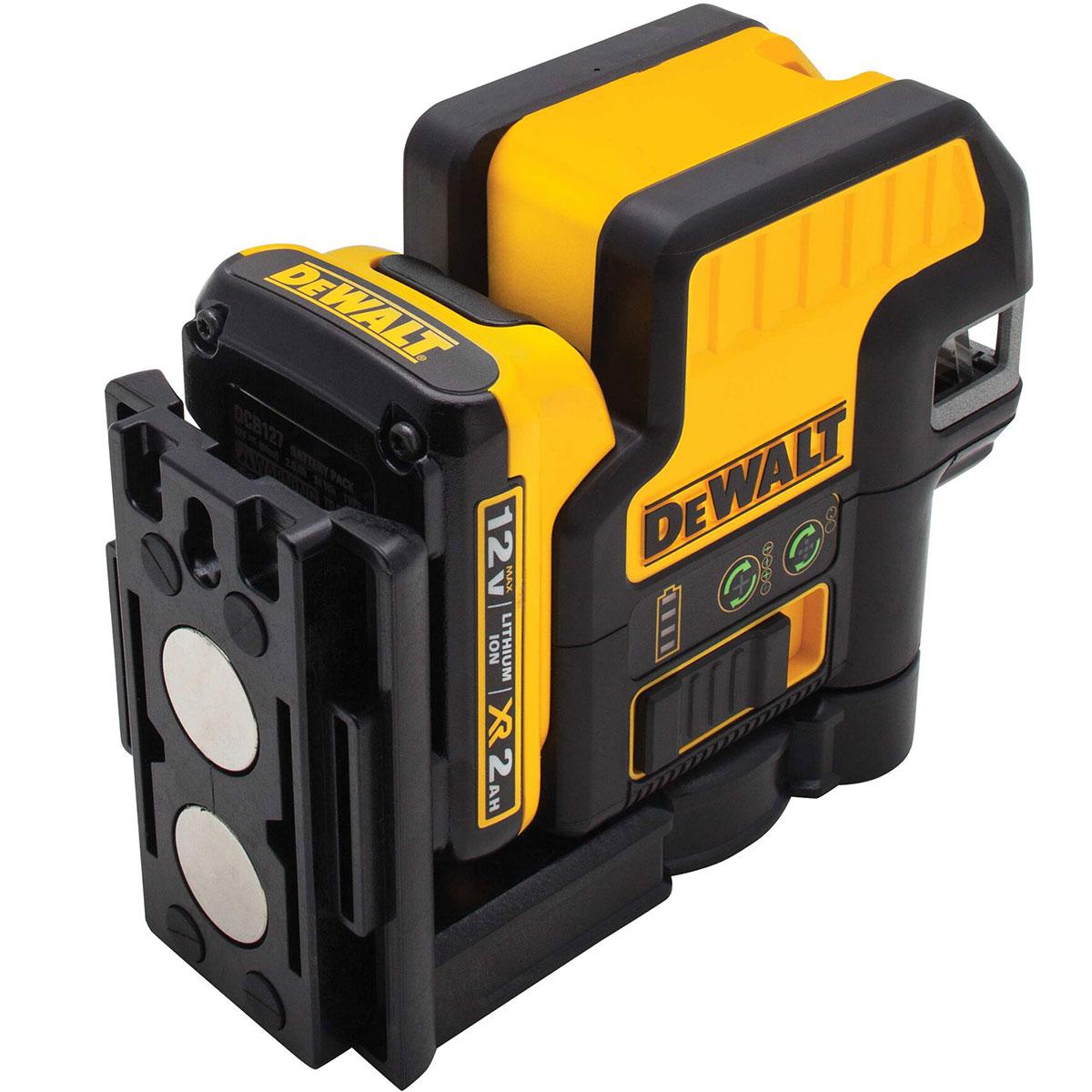 DeWalt 12V MAX 2 Spot Cross Line Green Laser DW0822LG