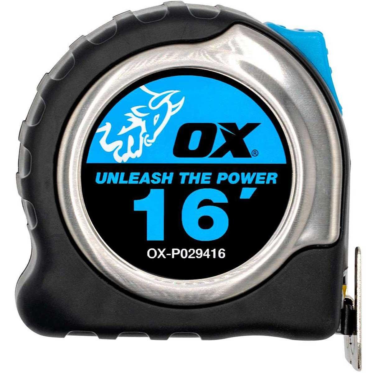 OX Pro Series 16' Stainless Steel Tape Measure