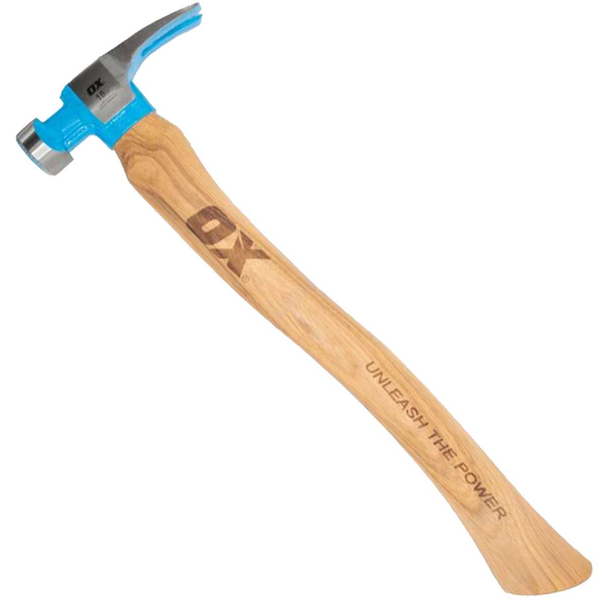 OX Pro Series 18oz Knurled Face Framing Hammer with Wood Handle | All ...