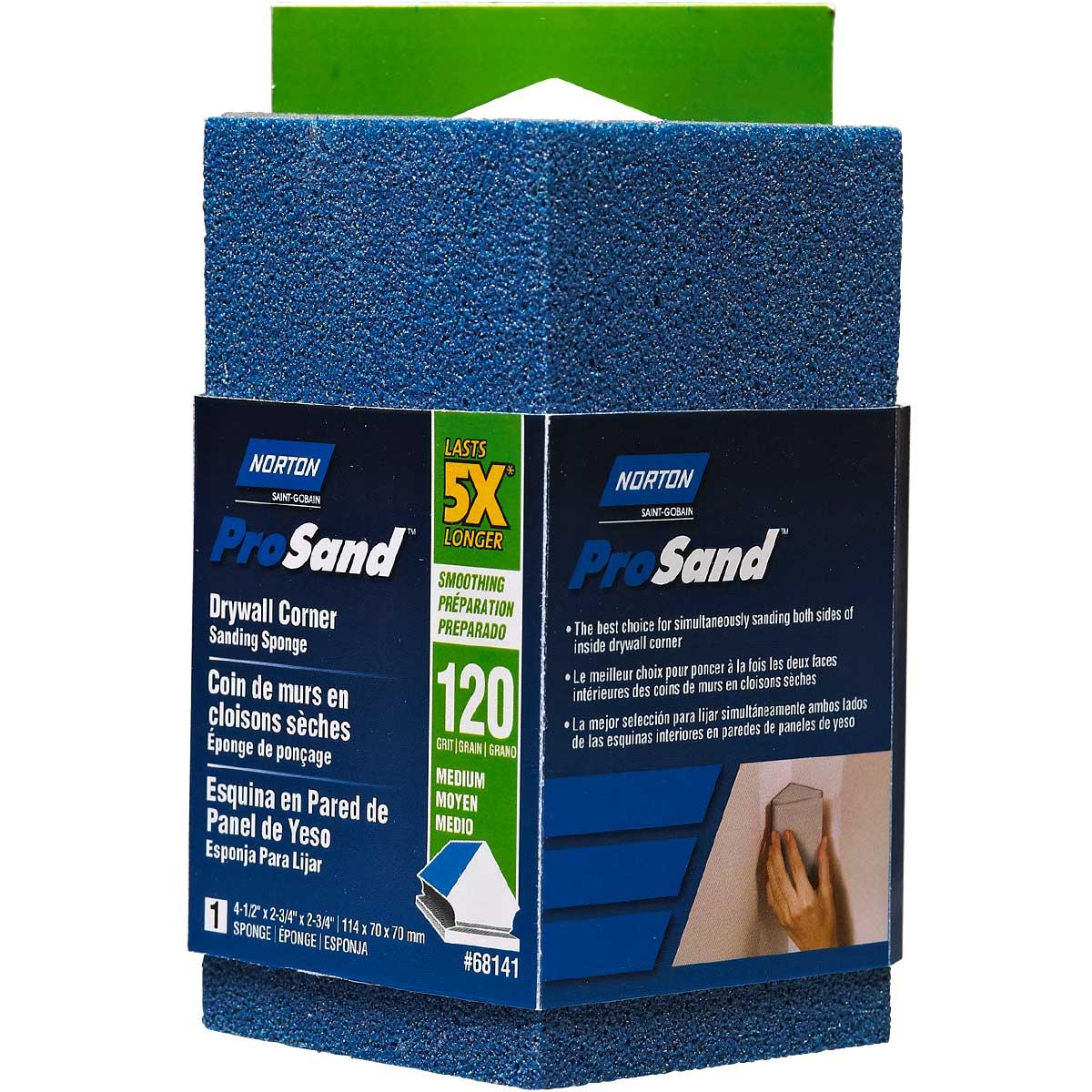 Norton ProSand Corner Sanding Sponge 5pk