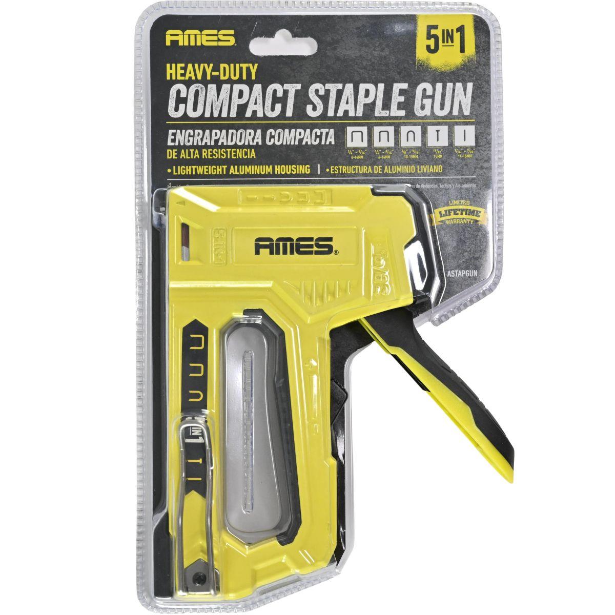 AMES Heavy Duty 5-in-1 Compact Staple Gun