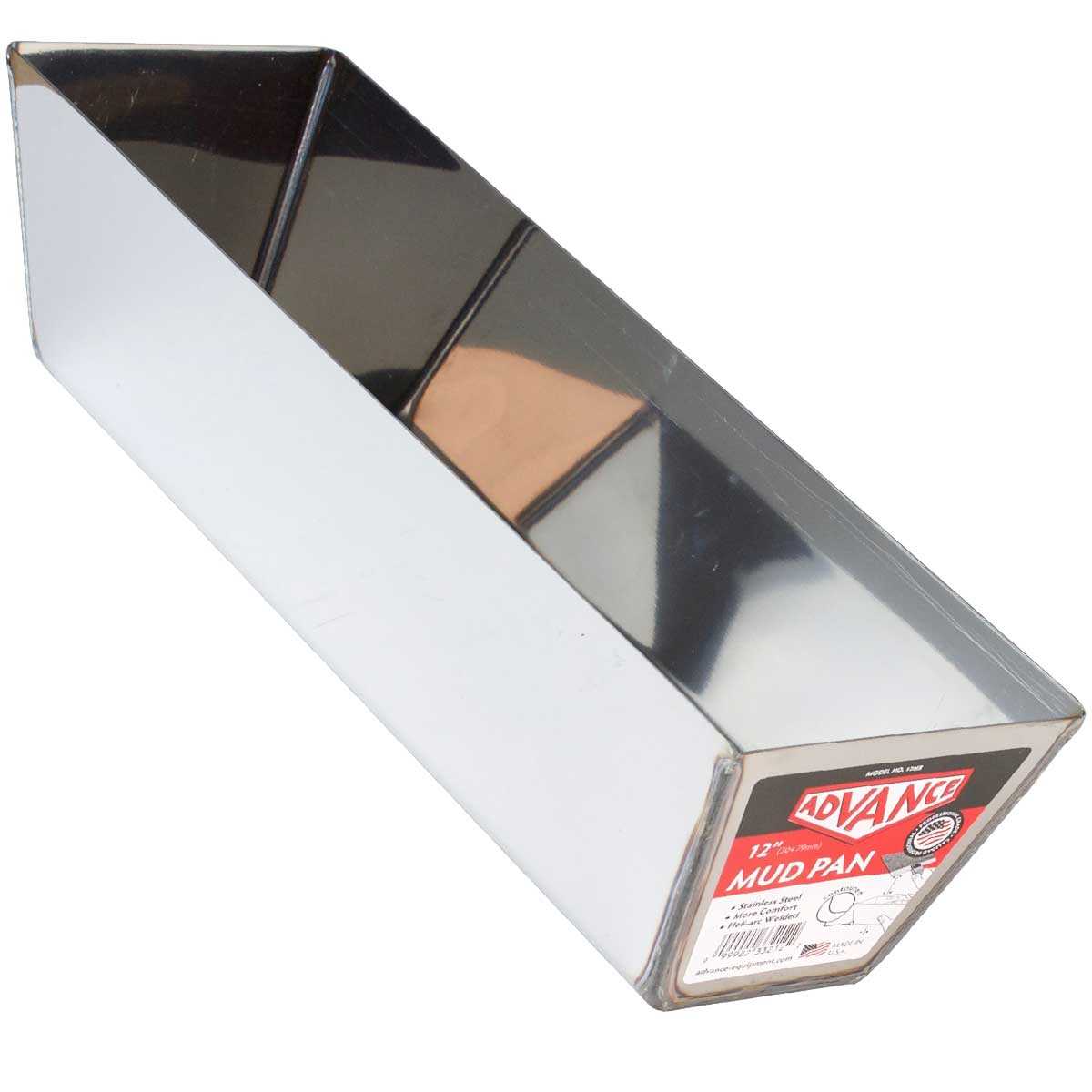 Advance 12" Heli-Arc Round Bottom Mud Pan