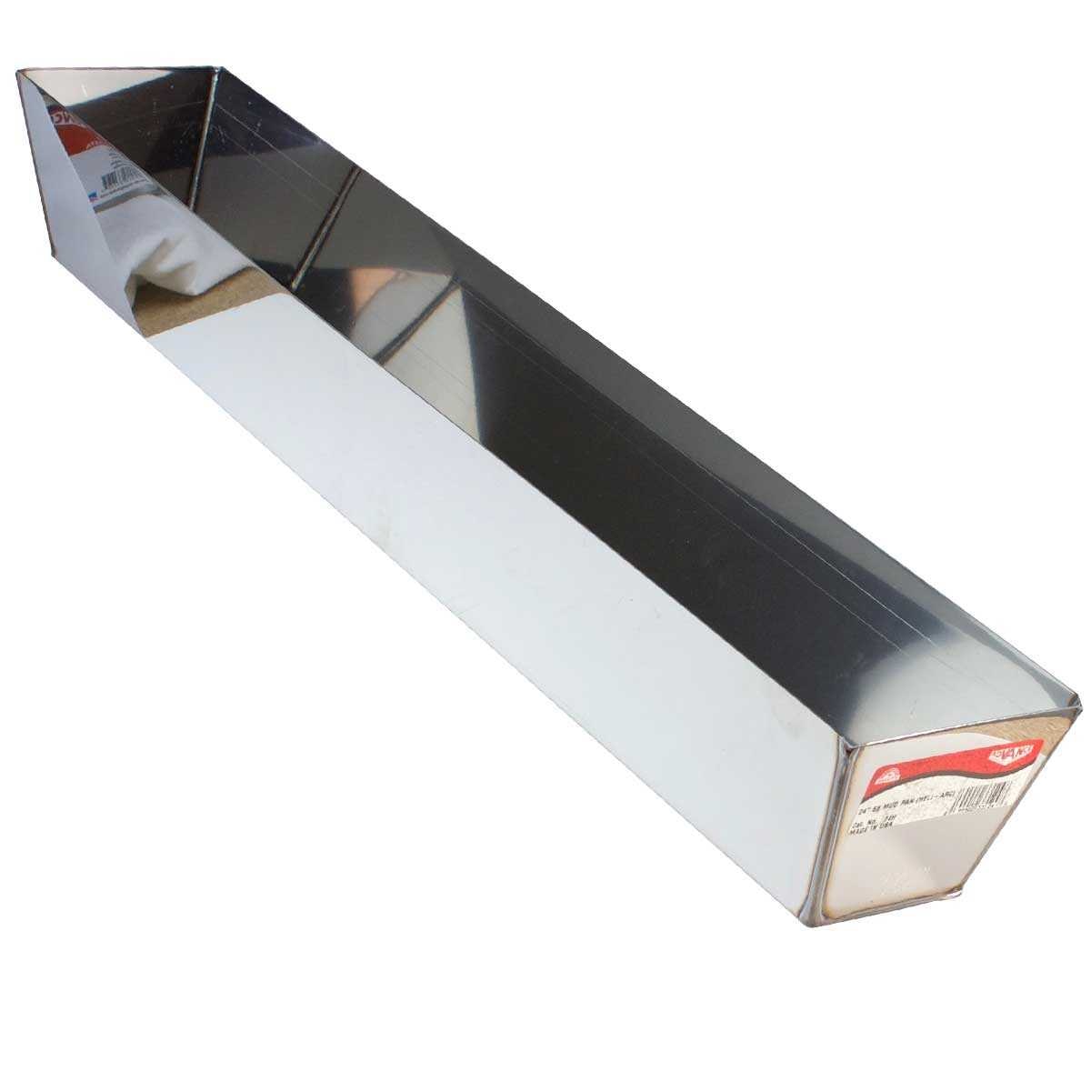 Advance 24" Heli-Arc Welded Stainless Mud Pan