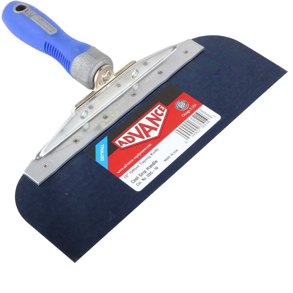 Advance 10" Blue Steel Offset Drywall Taping Knife model OS-10 | All ...