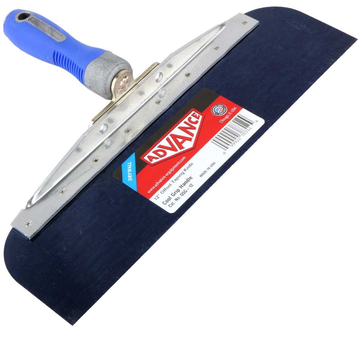 Advance 12" Blue Steel Offset Drywall Taping Knife model OS-12 | All ...