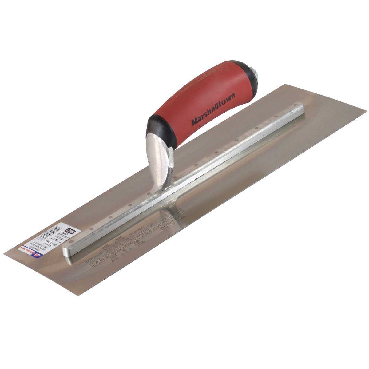 Marshalltown Stainless Curved Drywall Trowel 14"x4-1/2" Durasoft Handle ...