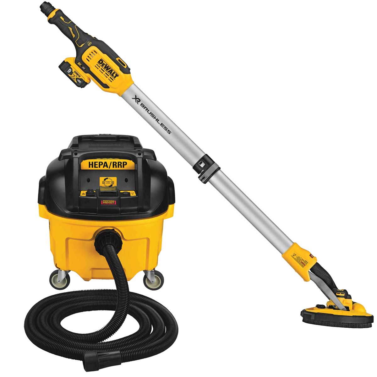 DeWalt Cordless 20V MAX Drywall Sander With 8 Gal Vac