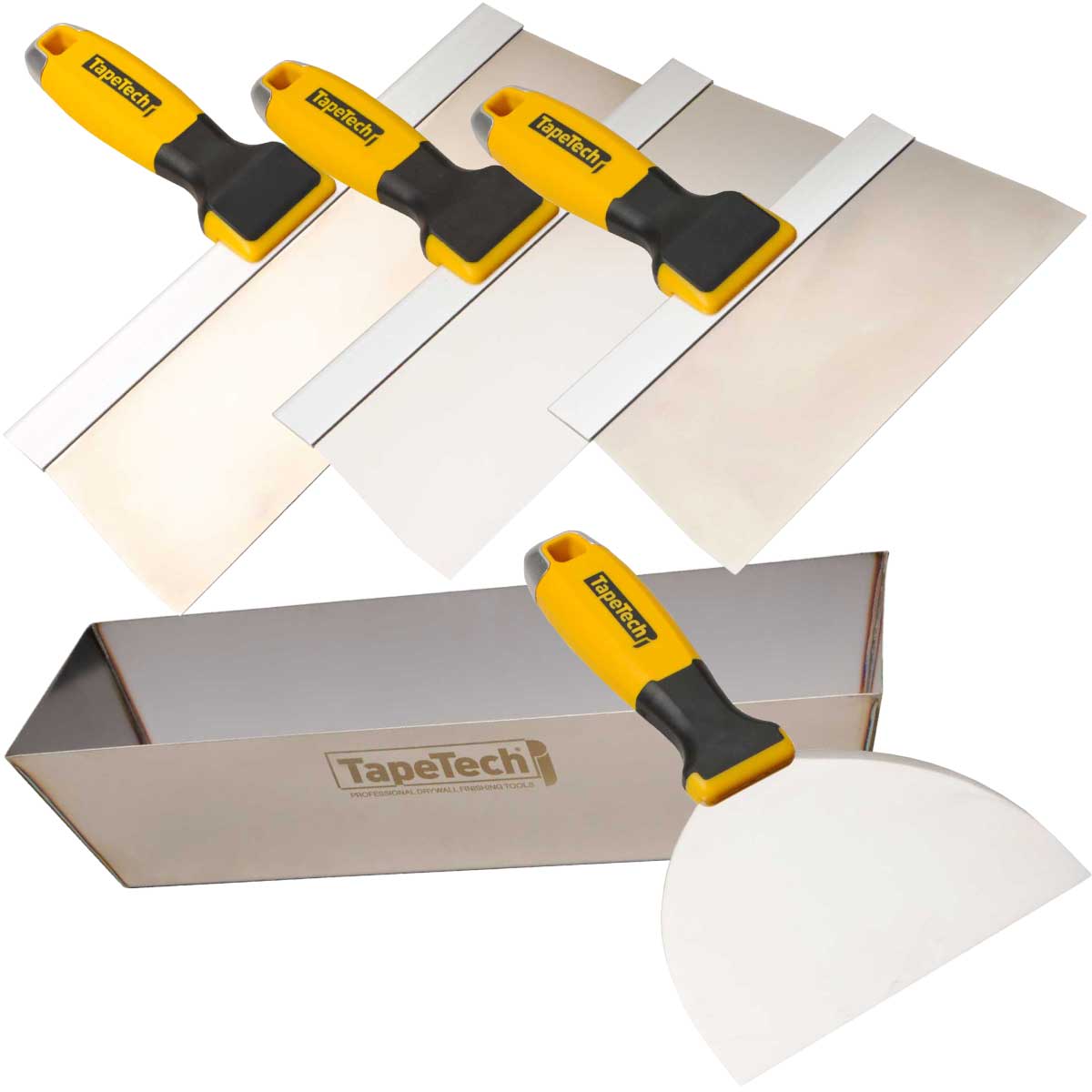 TapeTech 6" Joint Knife, 8", 10", 12" Stainless Steel Taping Knives ...
